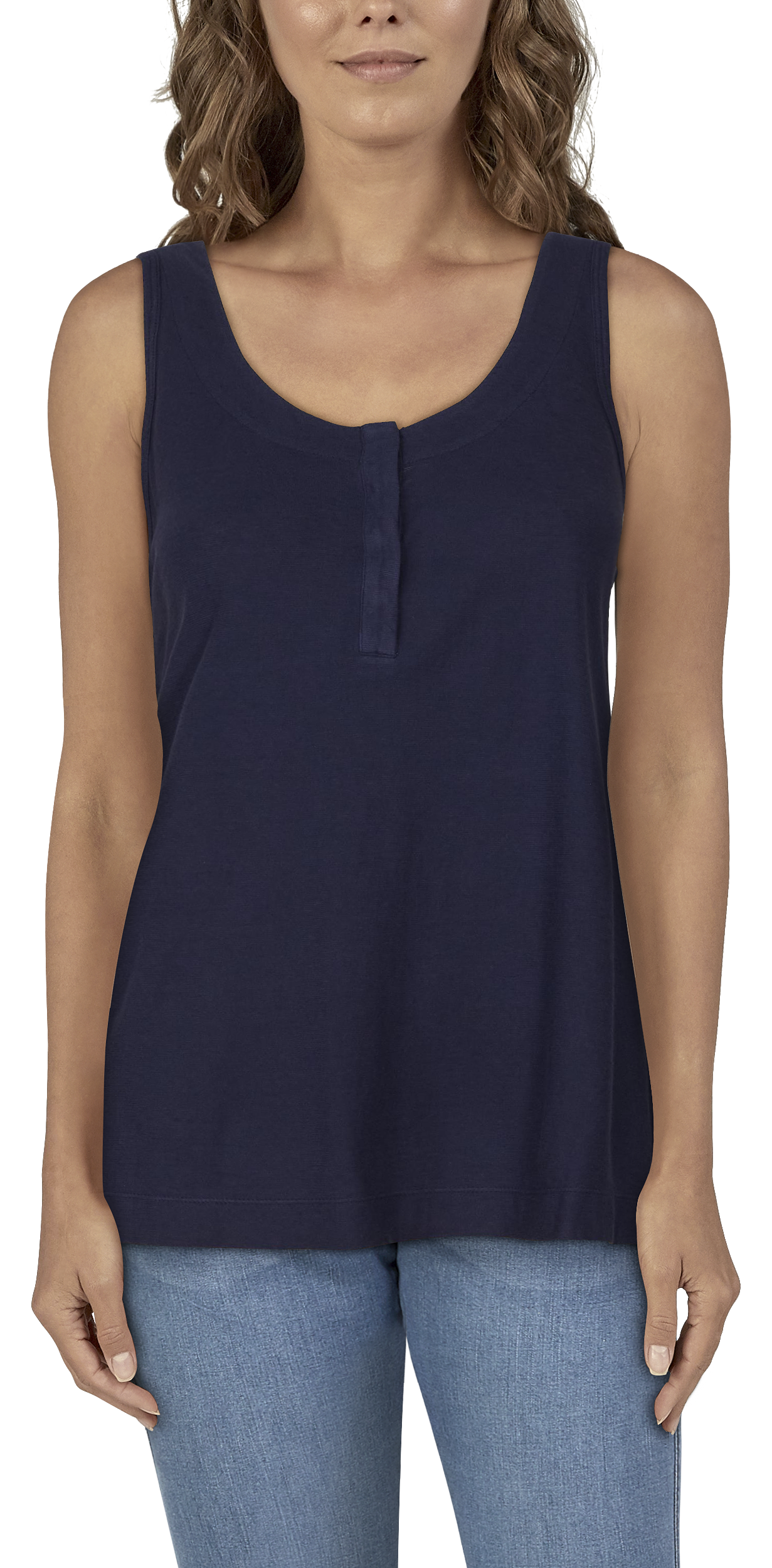 Natural Reflections Snap Henley Tank Top | Bass Pro Shops